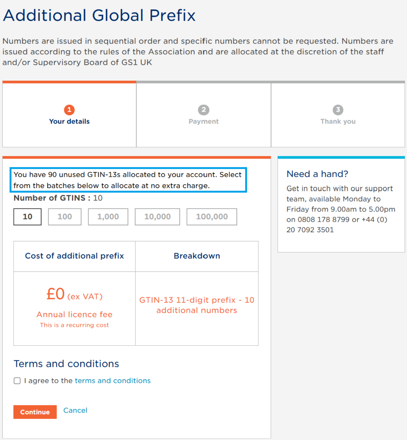 GS1 UK | How to purchase additional GTINs.